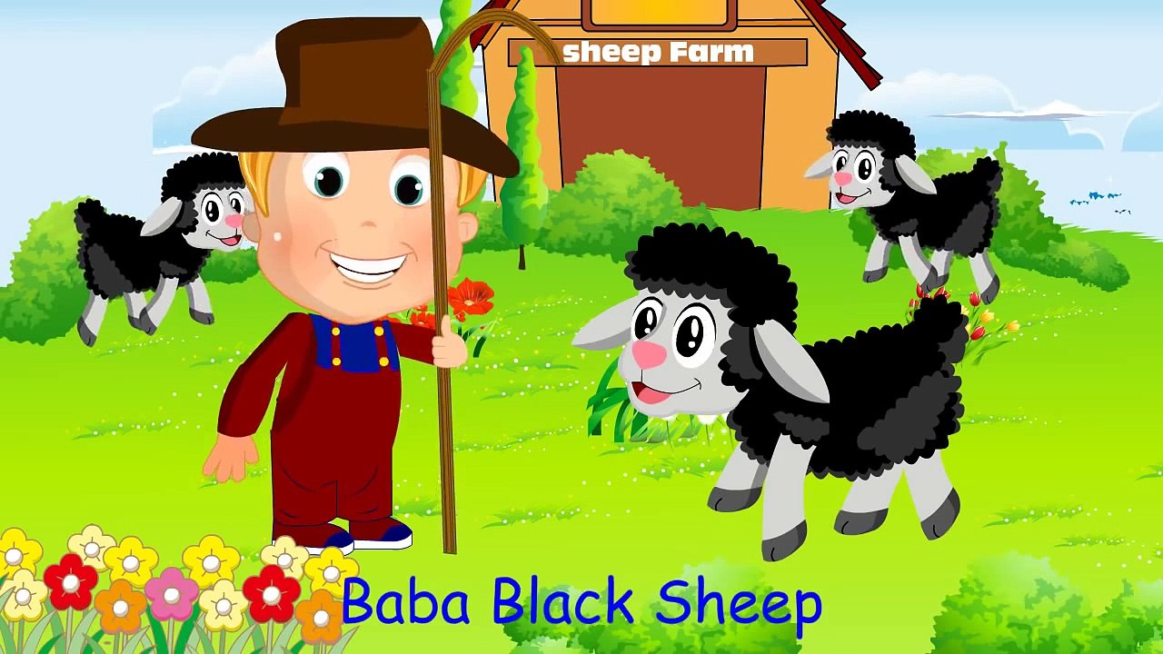 Baa Baa Black Sheep Nursery Rhymes for Children | English Cartoon ...