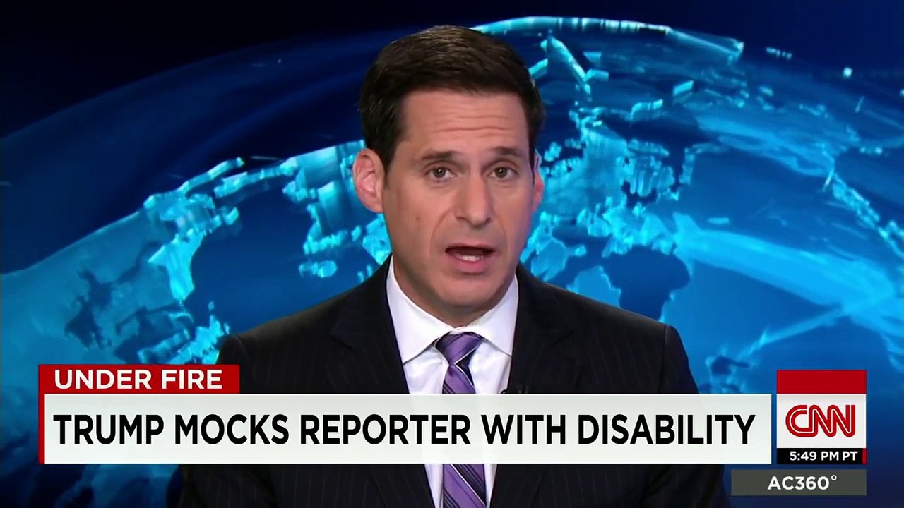 Donald Trump with rude comment to a disabled reporter - video Dailymotion