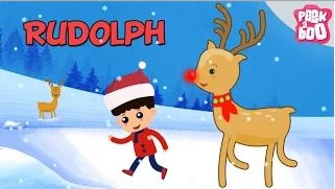 Rudolph the Red Nosed Reindeer Song | Christmas Songs For Kids ...