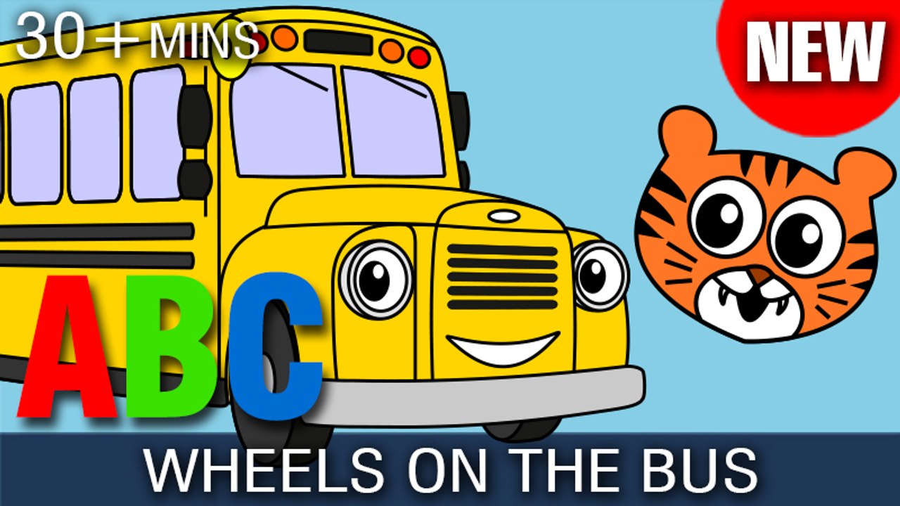 Wheels On The Bus | ABC Songs | Animal Alphabet | HD Version from Ro Ri ...
