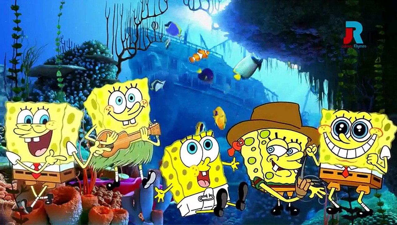 SpongeBob SquarePants Finger Family Song Nursery Rhymes | SpongeBob ...