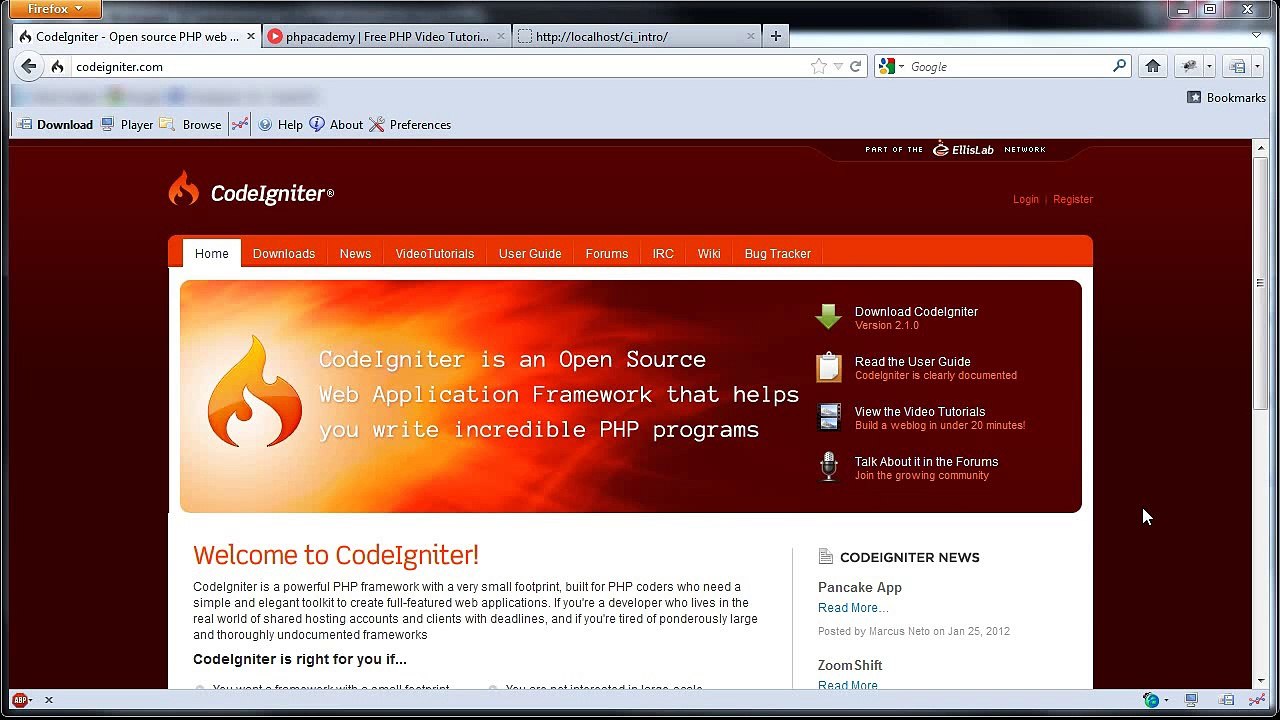 CodeIgniter - Views (Part 4_11) | PHP Tutotirals For Beginners - video ...