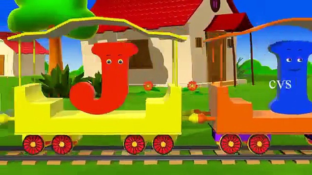 ABCD Alphabet Train song - 3D Animation Alphabet ABC Train Songs for ...