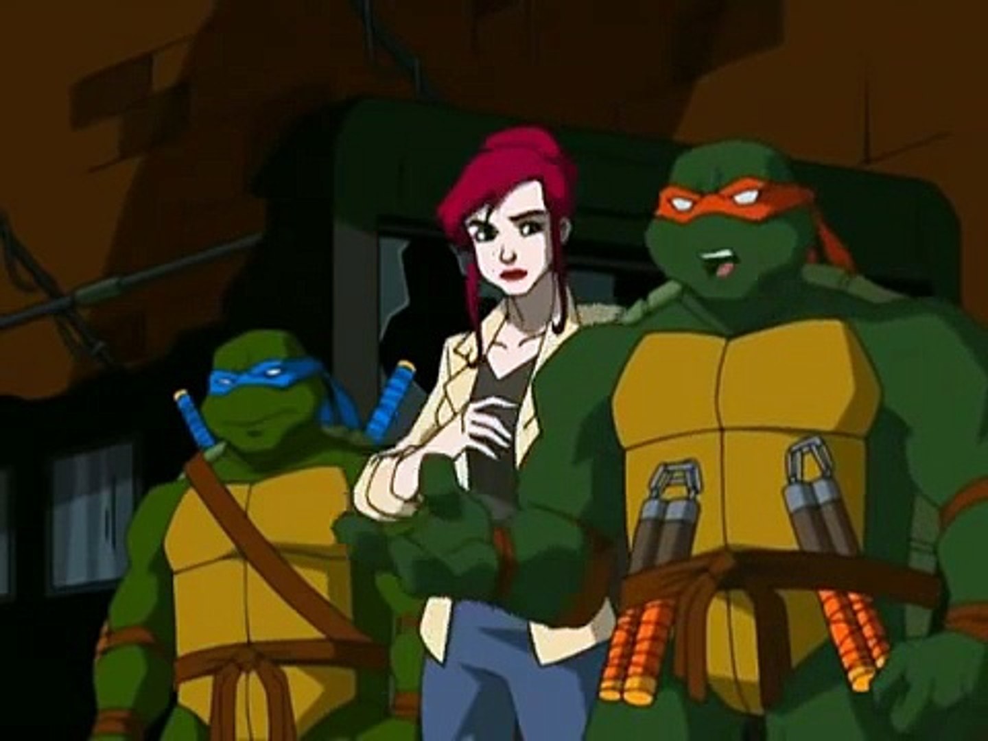 Tmnt Leo And April 2003
