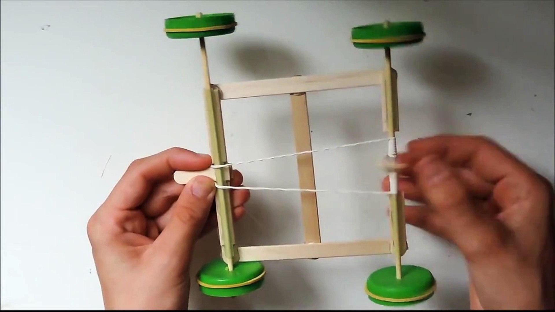 How To Make A Rubber Band Car