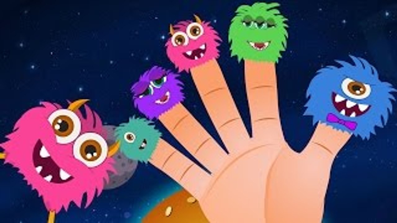 Finger Family Monster Family Nursery Rhyme | Monster Finger Family ...