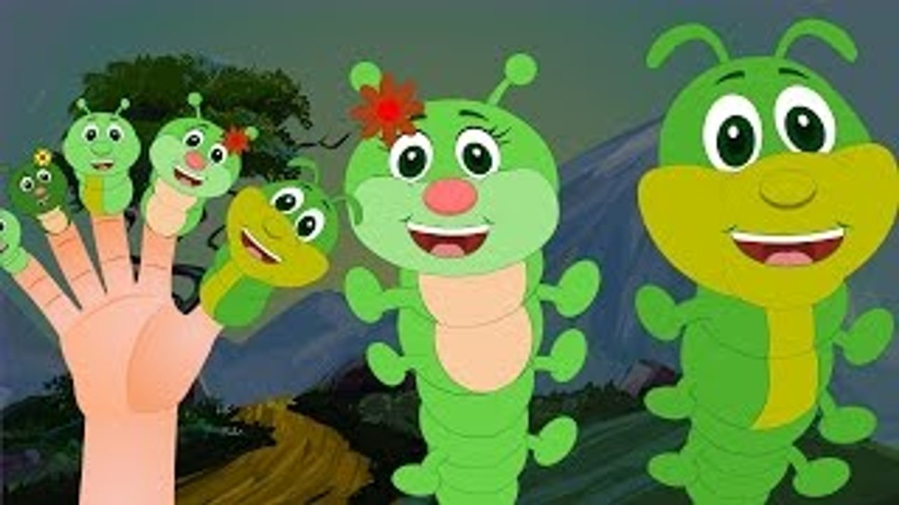 Finger Family Worm Family Nursery Rhyme | Animal Finger Family | Bug ...