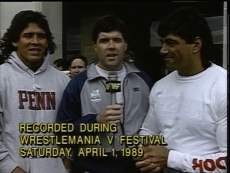 WWF Wrestlemania V - Strike Force Bonus Interview - video Dailymotion