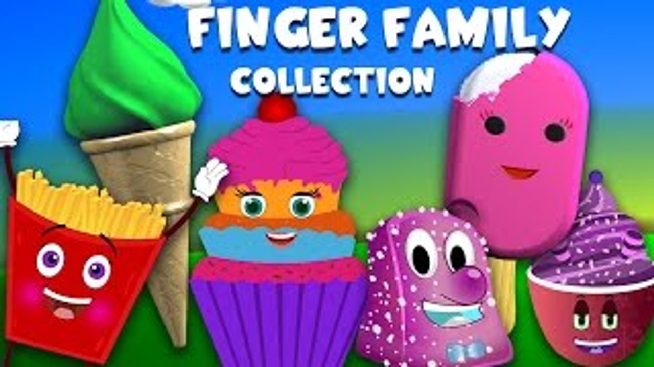Food Finger Family Collection | Finger Family Songs | Ice cream Finger ...