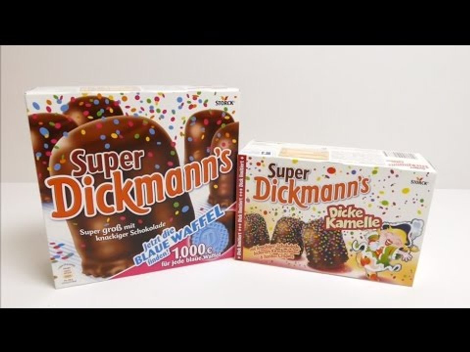 Super Dickmann's Chocolate Foam Kiss & Dicke Kamelle Special Edition ...