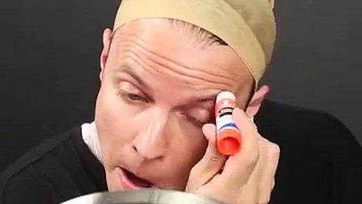 Man turns into a woman. Make-up transformation. - video dailymotion