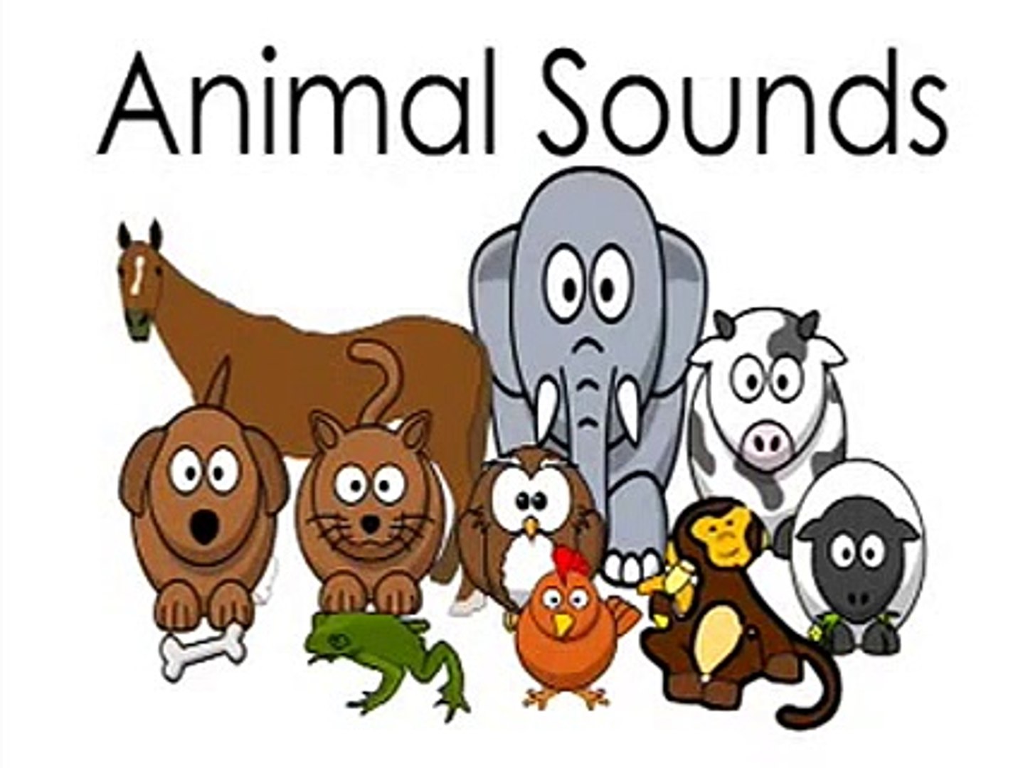 Animal Sound Clipart