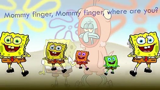SpongeBob SquarePants Finger Family/Nursery Rhymes [Dancing Kids TV ...
