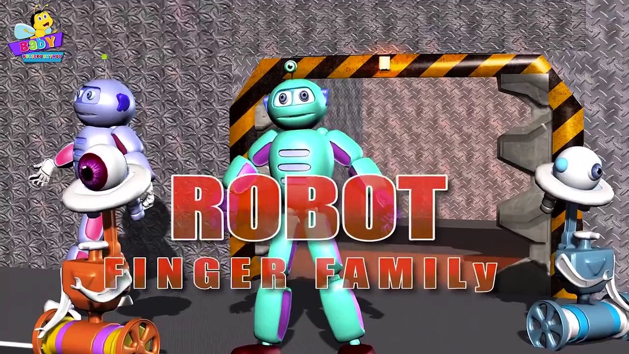 Finger Family | Robot Finger Family | 3D Finger Family Nursery Rhymes ...