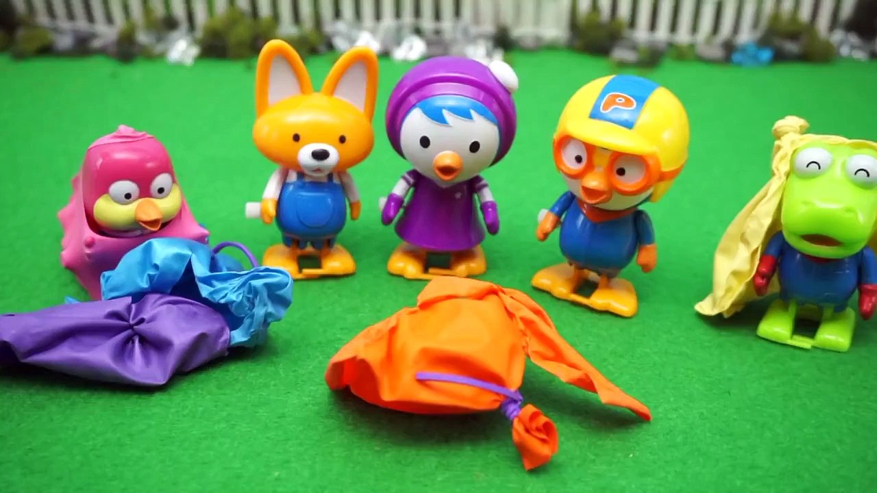뽀로로 터진풍선으로 모자 만들기 장난감 놀이 pororo toys balloon hat - Video Dailymotion