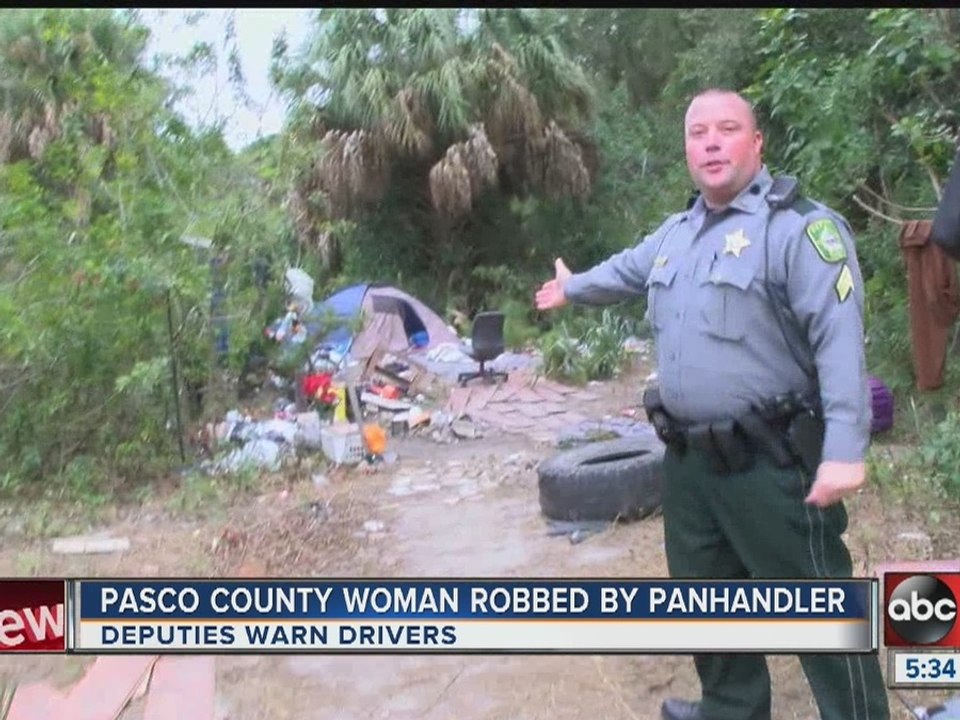 Panhandler robs woman trying to give him $5 - video Dailymotion