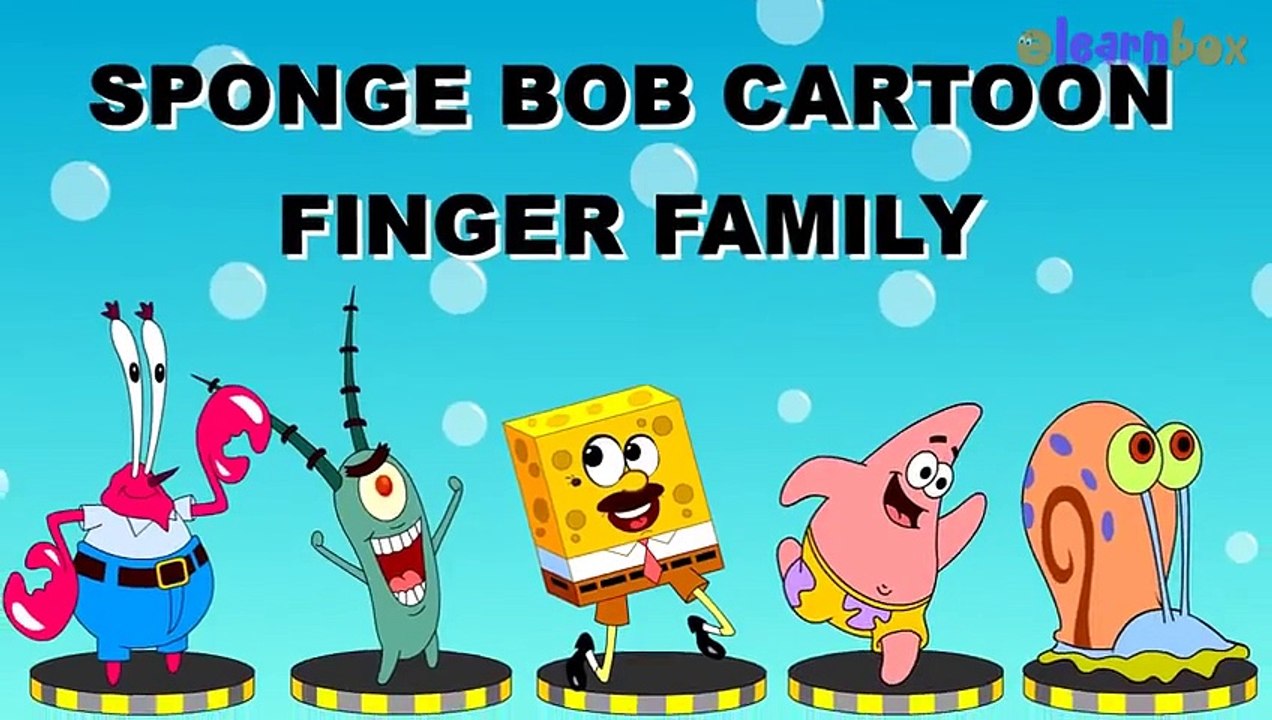SpongeBob SquarePants Finger Family Song Nursery Rhymes | SpongeBob ...