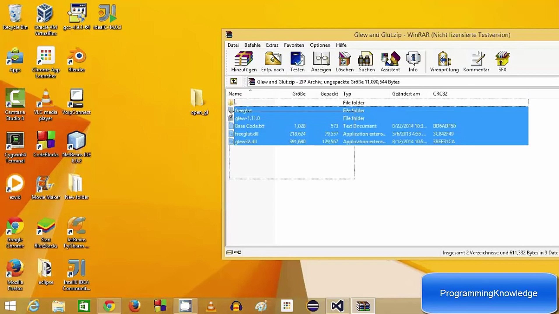 Using Opengl And Glut In Visual Studio