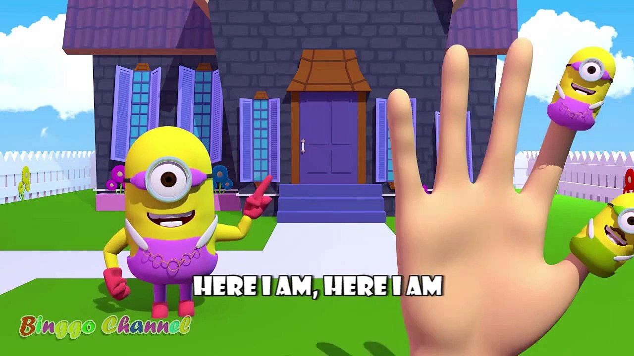 Minion Despicable Me Finger Family _ Nursery Rhymes _ 3D Animation In ...