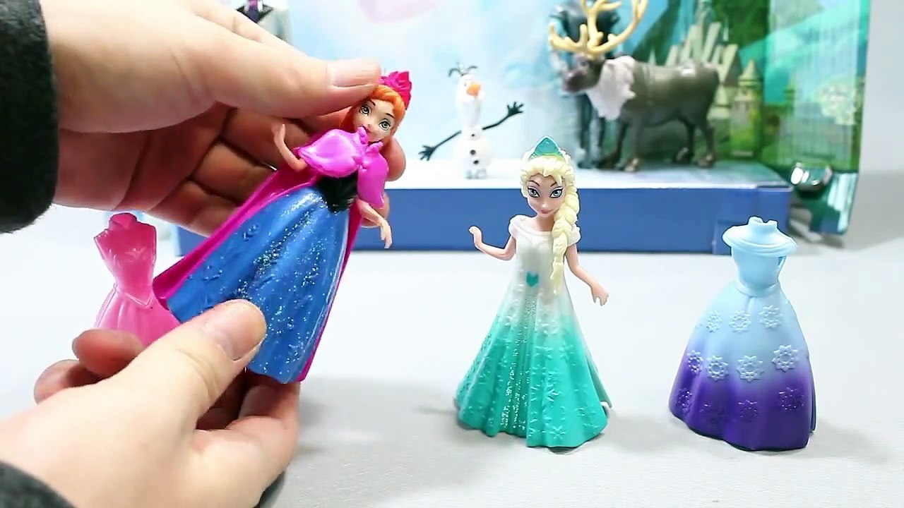 올라프 겨울왕국 엘사 Disney Frozen Elsa Anna princess Magic Clip Dolls dresses ...