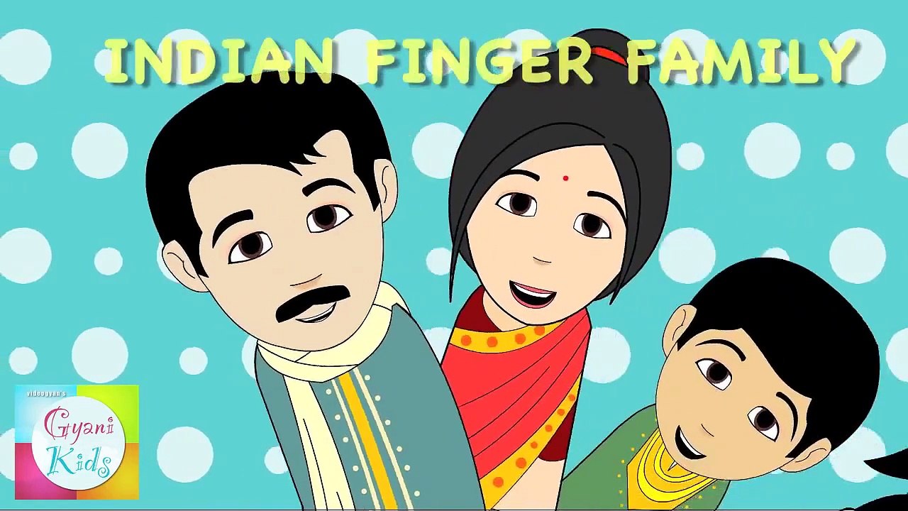 The Finger Family (Indian Family) Nursery Rhyme | Cartoon Animation ...