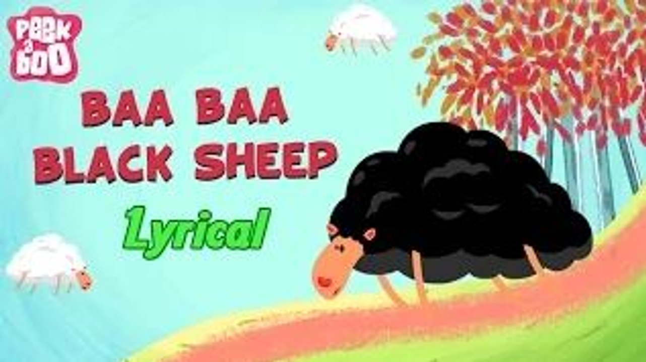 Baa Baa Black Sheep Nursery Rhyme with Lyrics | Popular English Nursery ...
