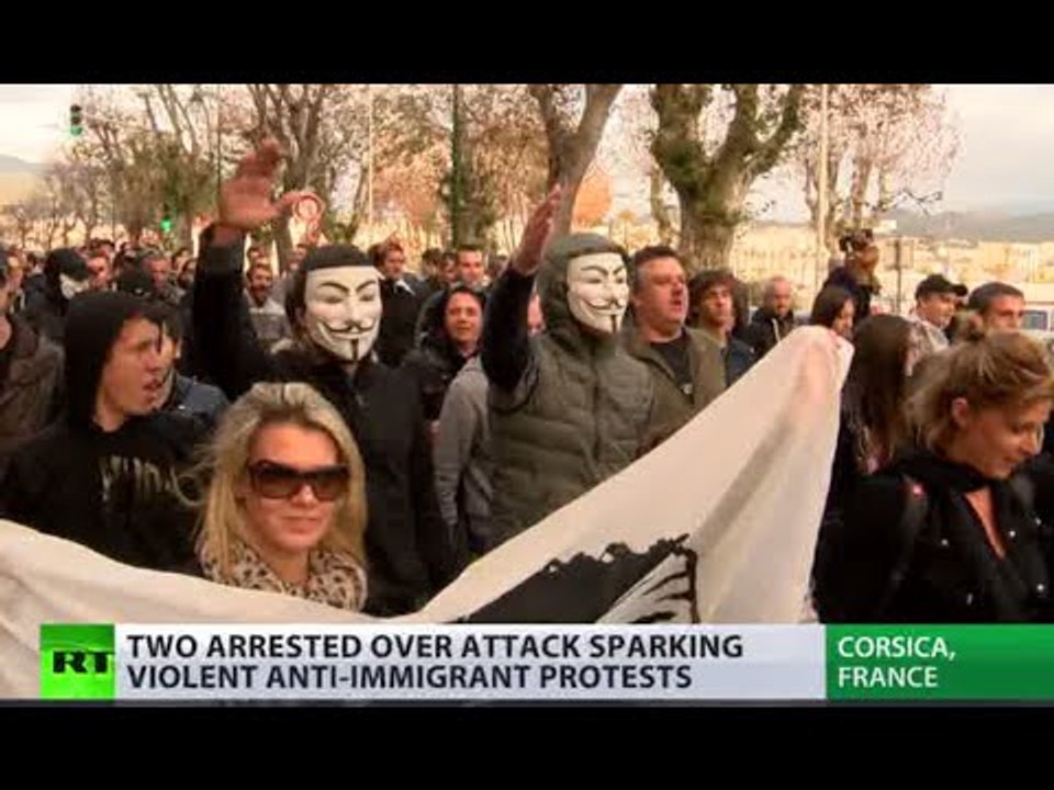 Corsica protests: Two arrested after alleged attacks on police, firemen ...
