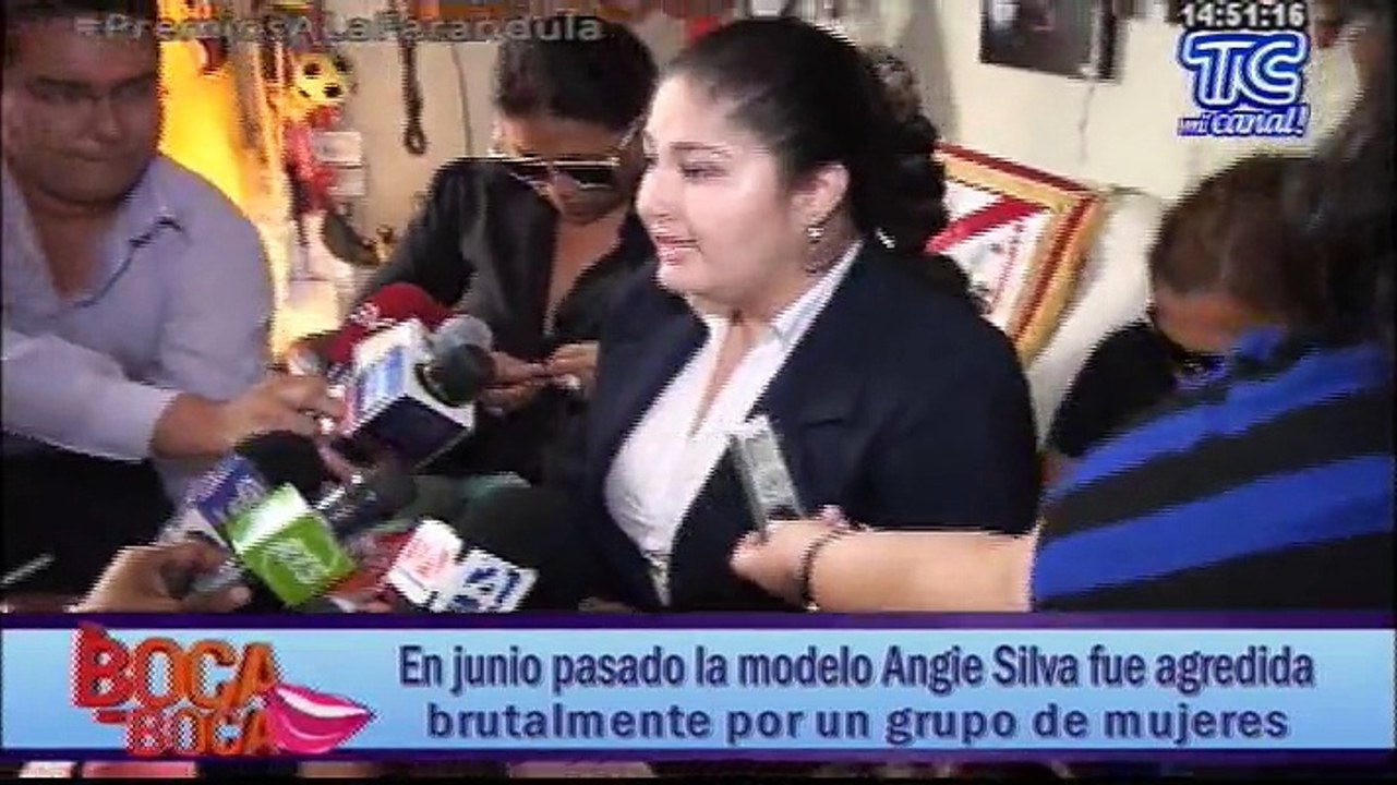 En junio pasado la modelo Angie Silva fue agredida brutalmente por un ...
