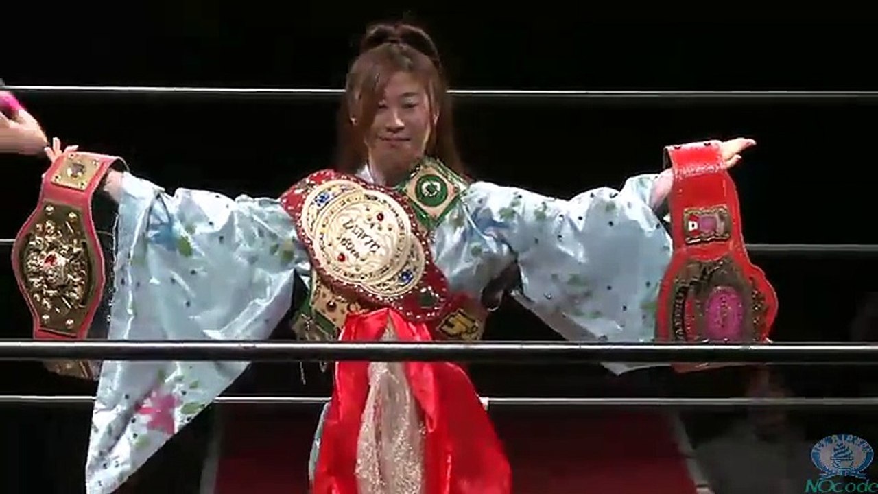 {Ice Ribbon} Tsukasa Fujimoto, Maruko Nagasaki & Tsukushi Vs. Akane ...
