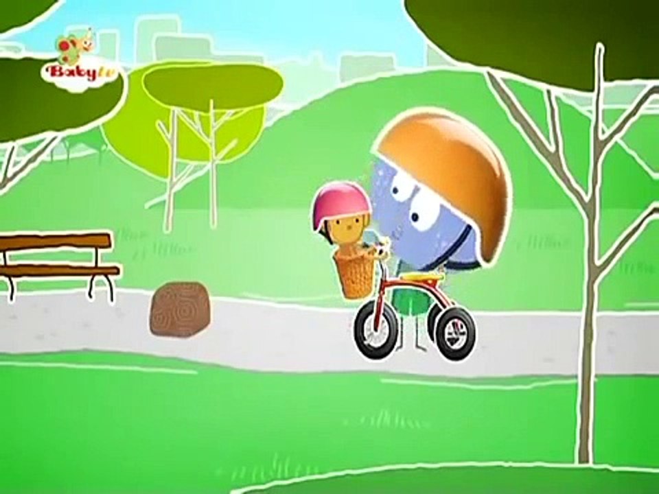 BabyTV Stick with Mick Mick is riding his bicycle (english ...