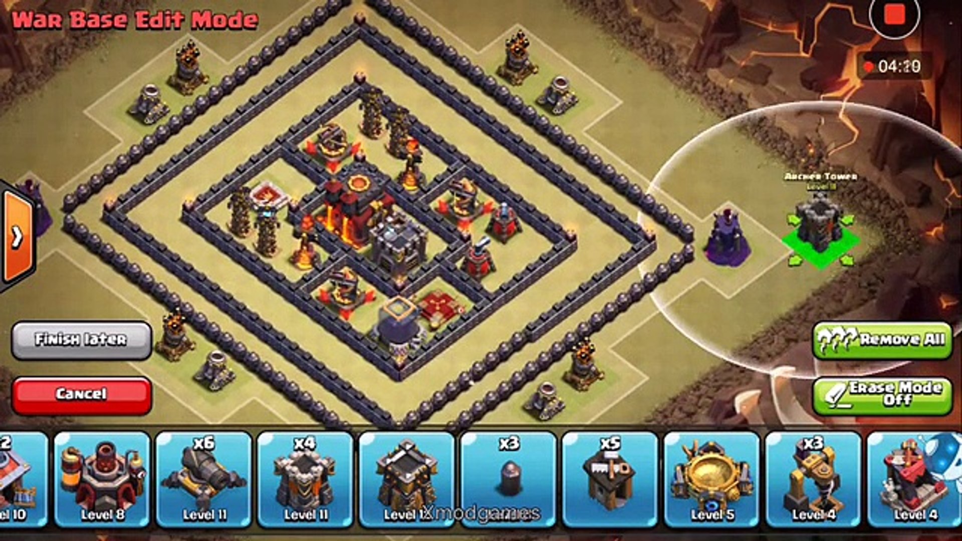 Town Hall Level 10 War Base