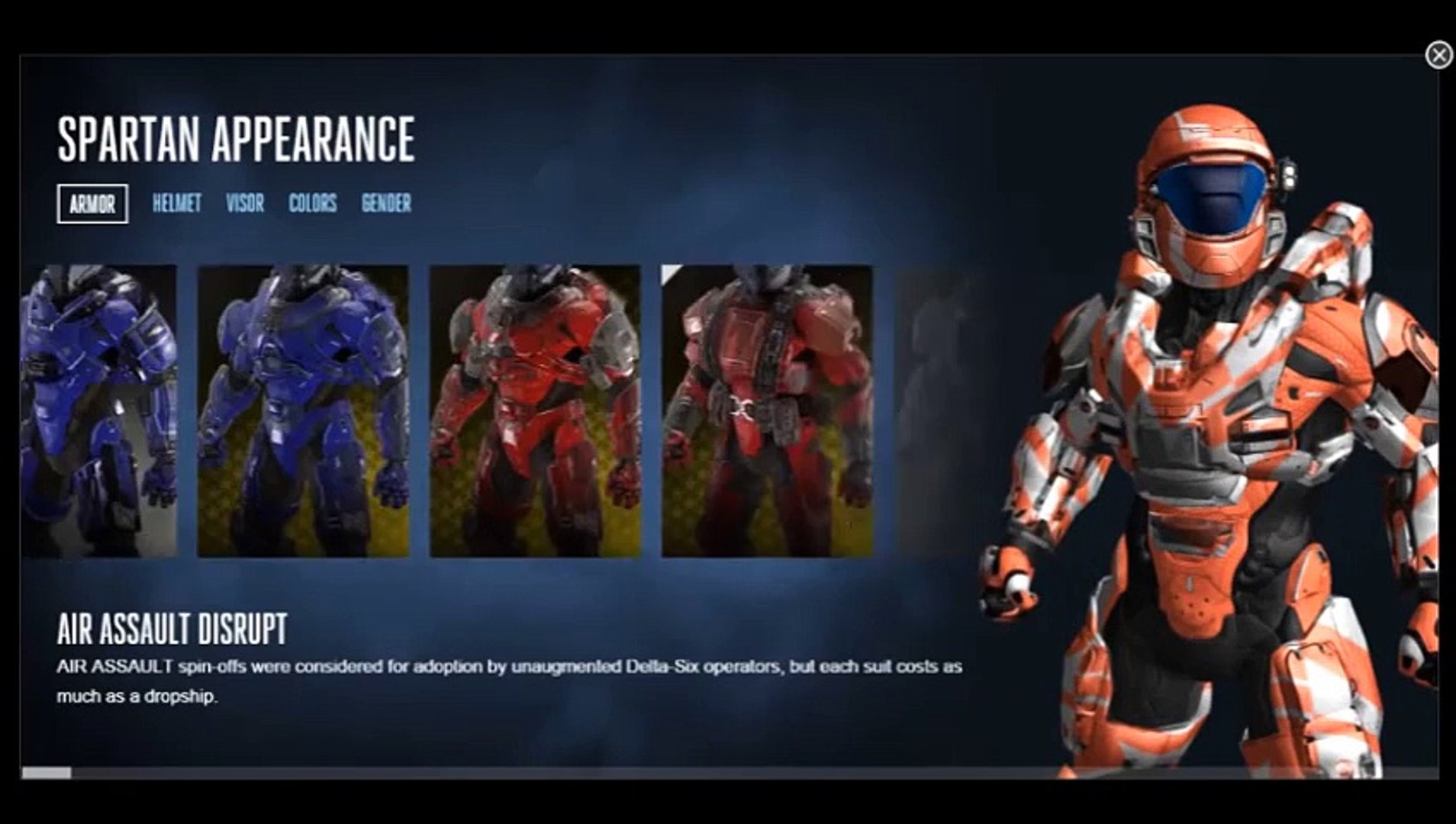Halo 4 Spartan Armor Customization