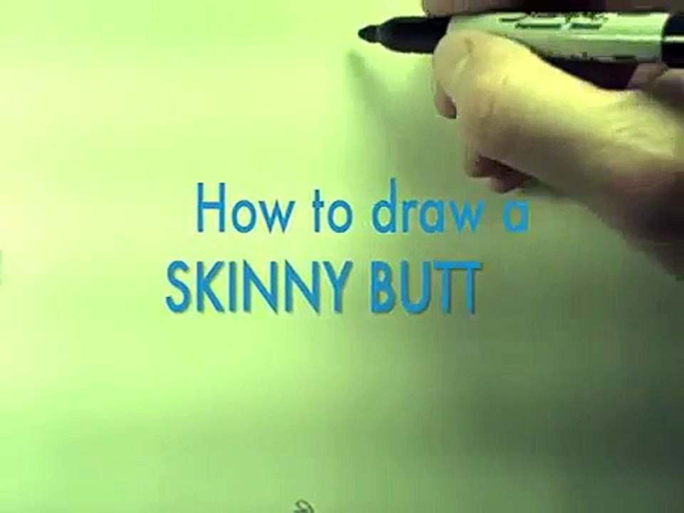 How to draw GREAT BUTTS with just FIVE LINES - Dailymotion Video
