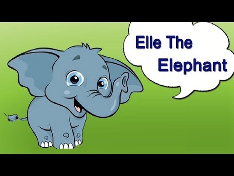 Elle The Elephant Nursery Rhyme With Lyrics - English Songs For ...