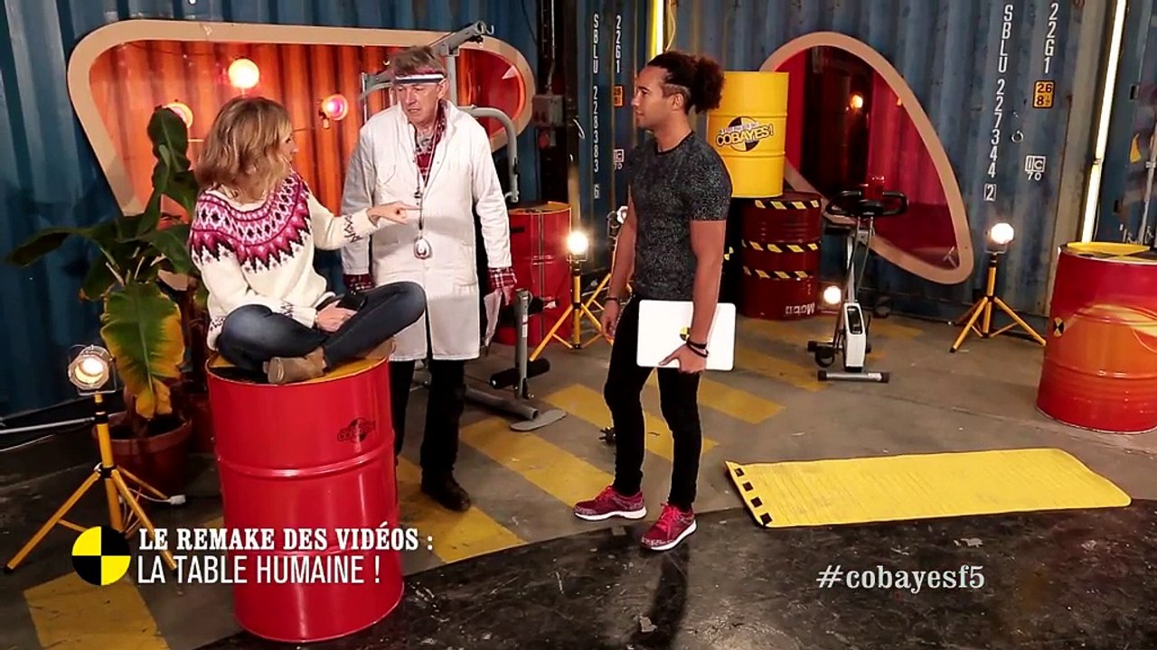 EM158 Le remake des vidéos: La table humaine - Vidéo Dailymotion