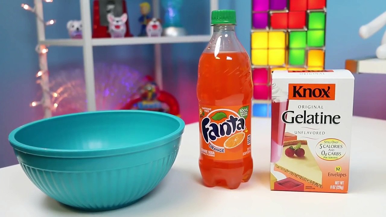 How to Make GIANT Fanta Jelly Gummy Soda Fun & Easy DIY Homemade Orange ...