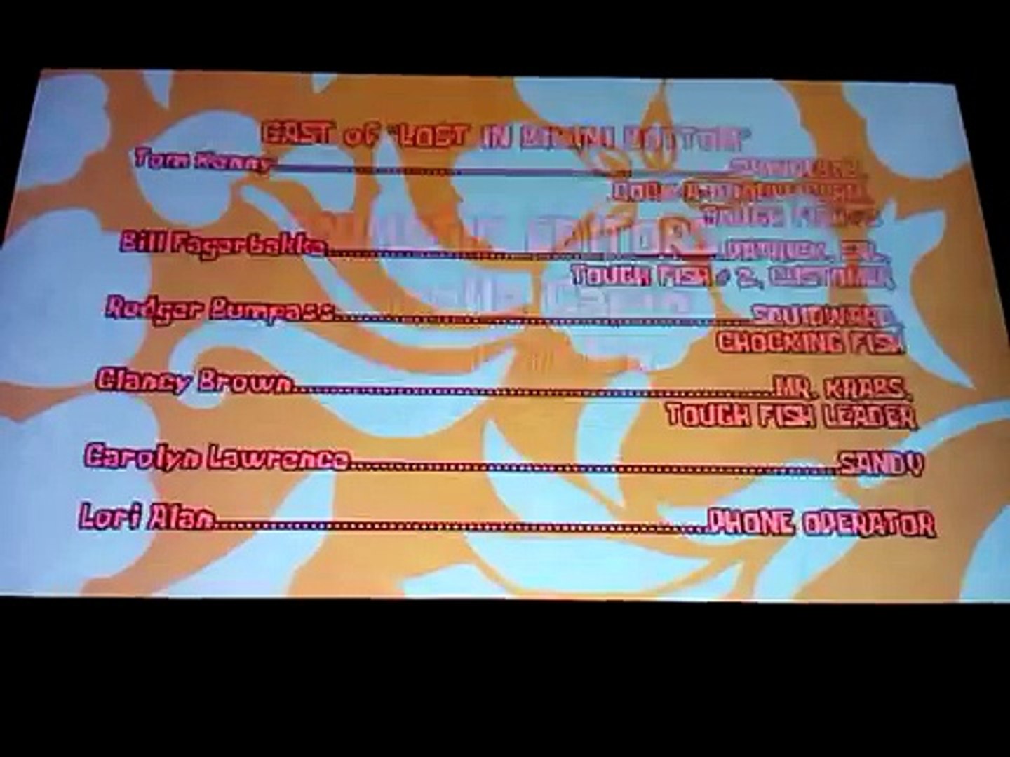 Spongebob Squarepants Ending Credits Sweatin' It' Title Card | Rare