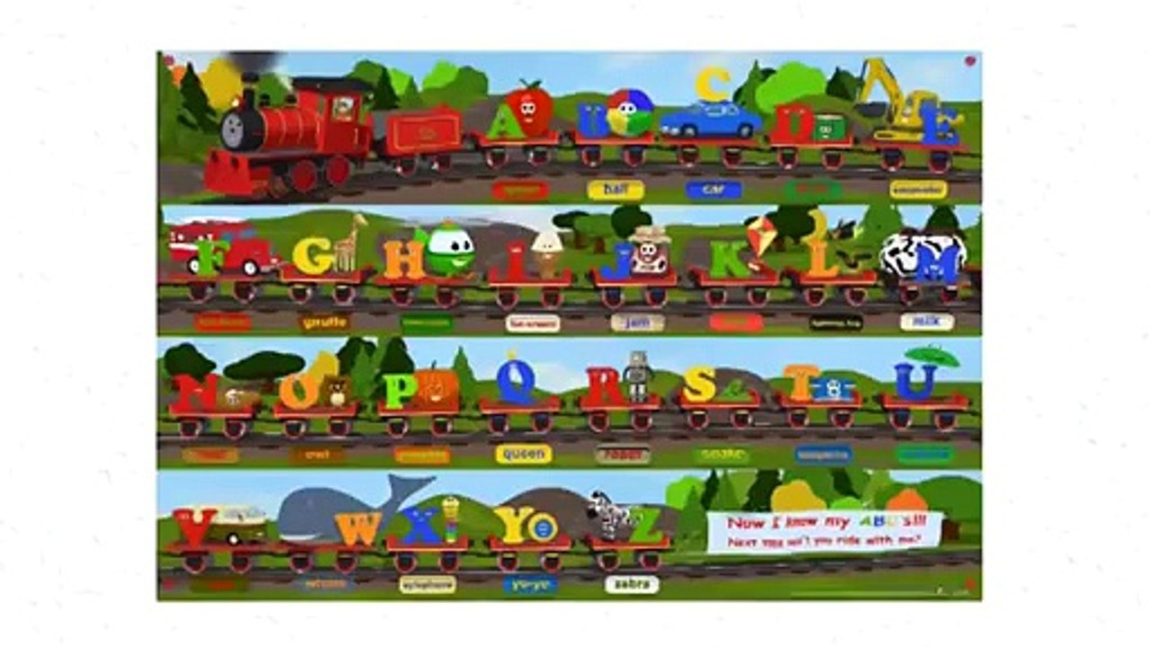 Alphabet Train Poster XL!!!! Great train theme fun and educational ...