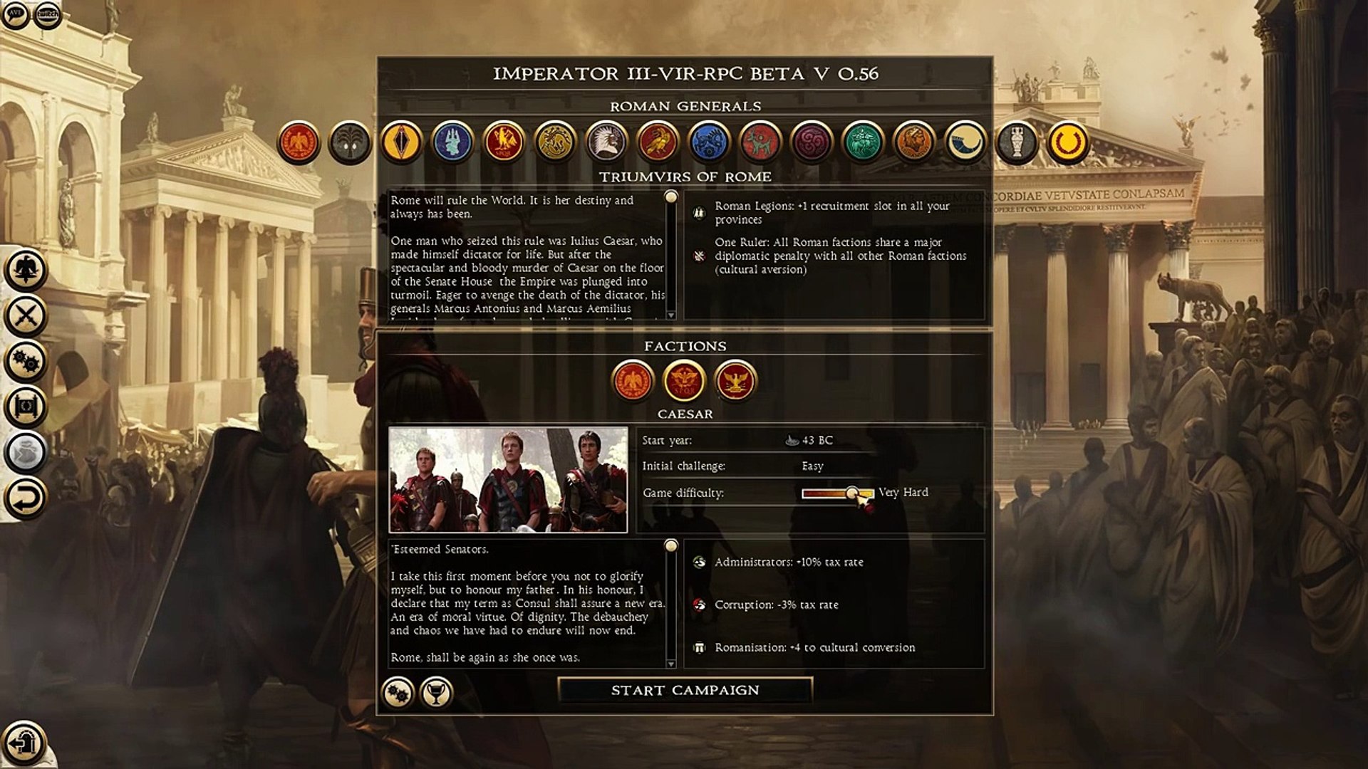 Rome Total War Big Map Mod