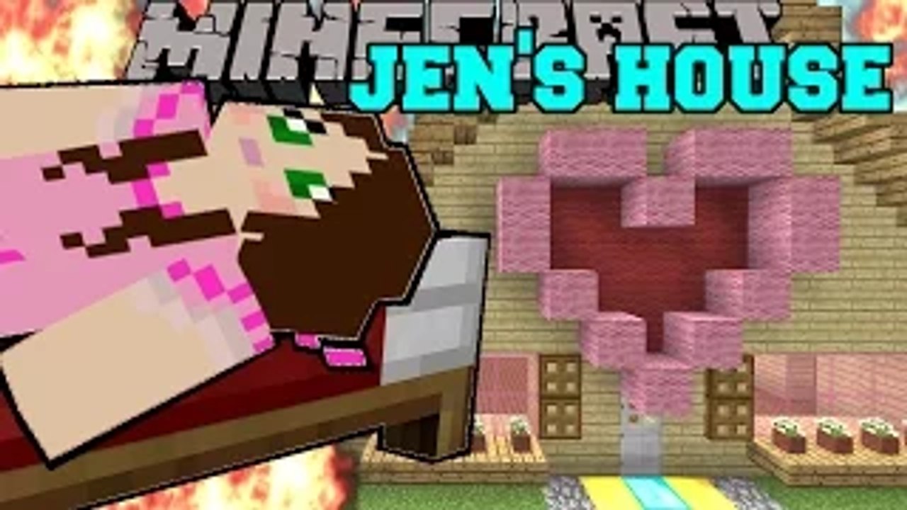 PopularMMOs Minecraft: BURNING GAMINGWITHJEN'S HOUSE PAT AND JEN Mini ...