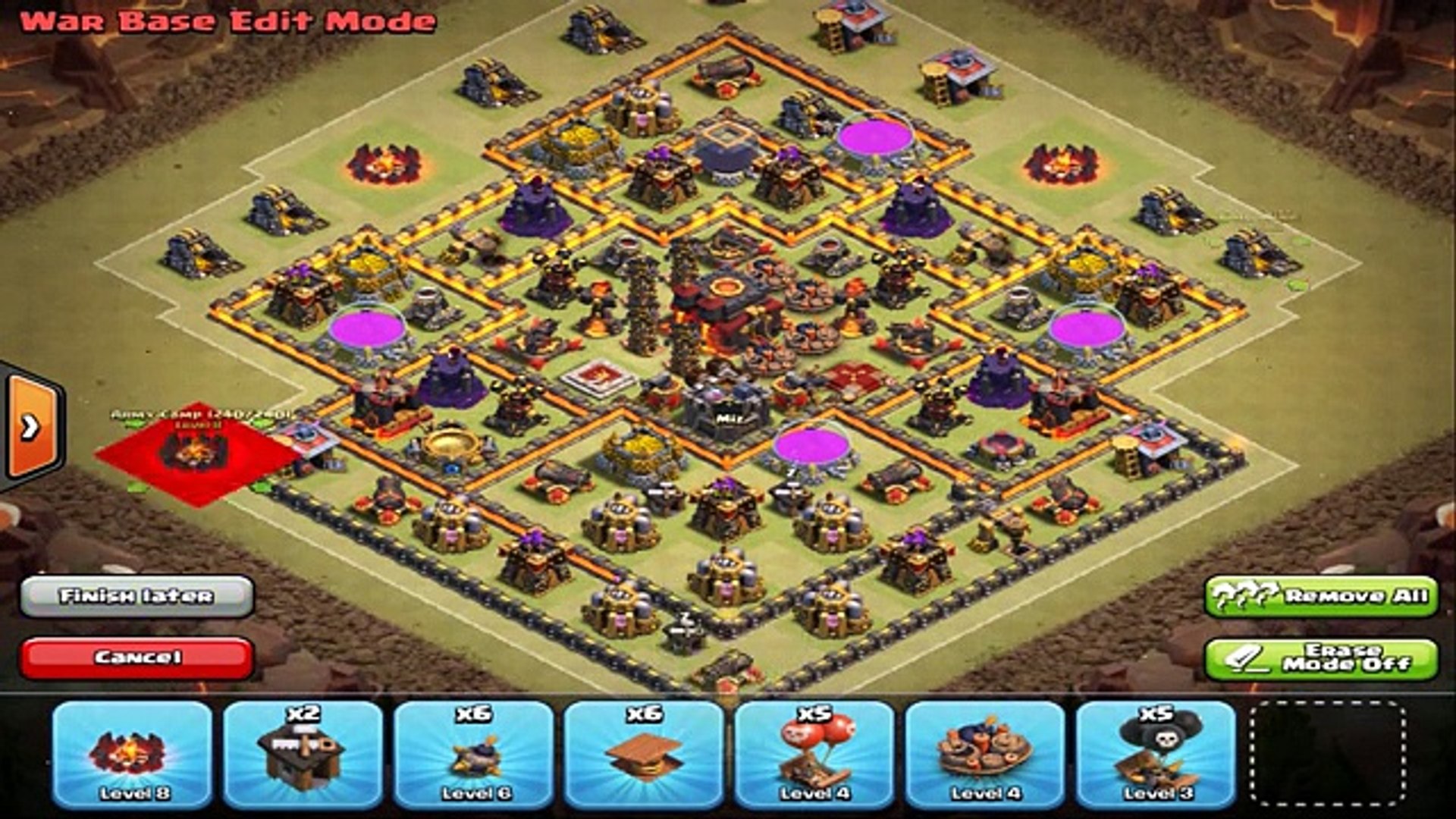 Town Hall Level 10 War Base Town Hall 12] TH12 War/Trophy Base #1490
