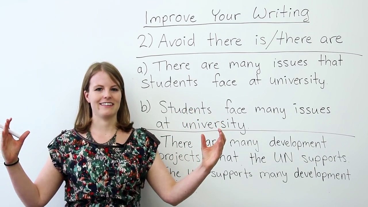 5 tips to improve your writing - 720P HD-Engvid emma - video Dailymotion