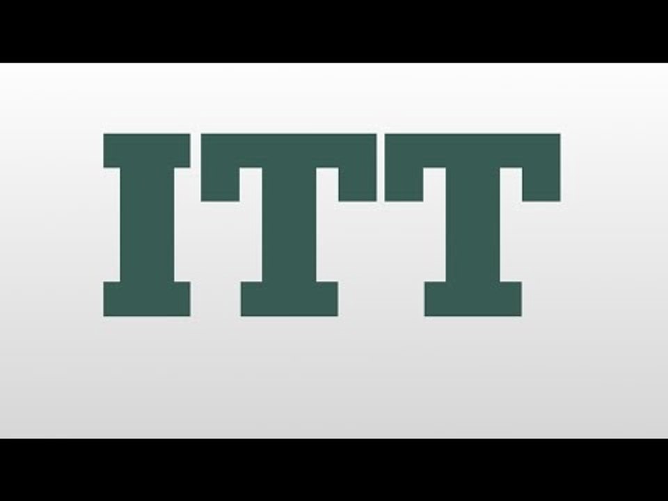 ITT meaning and pronunciation - video Dailymotion