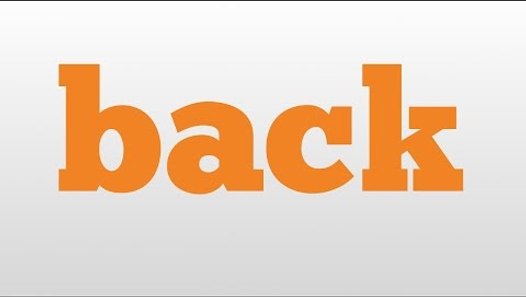 back meaning and pronunciation - video dailymotion