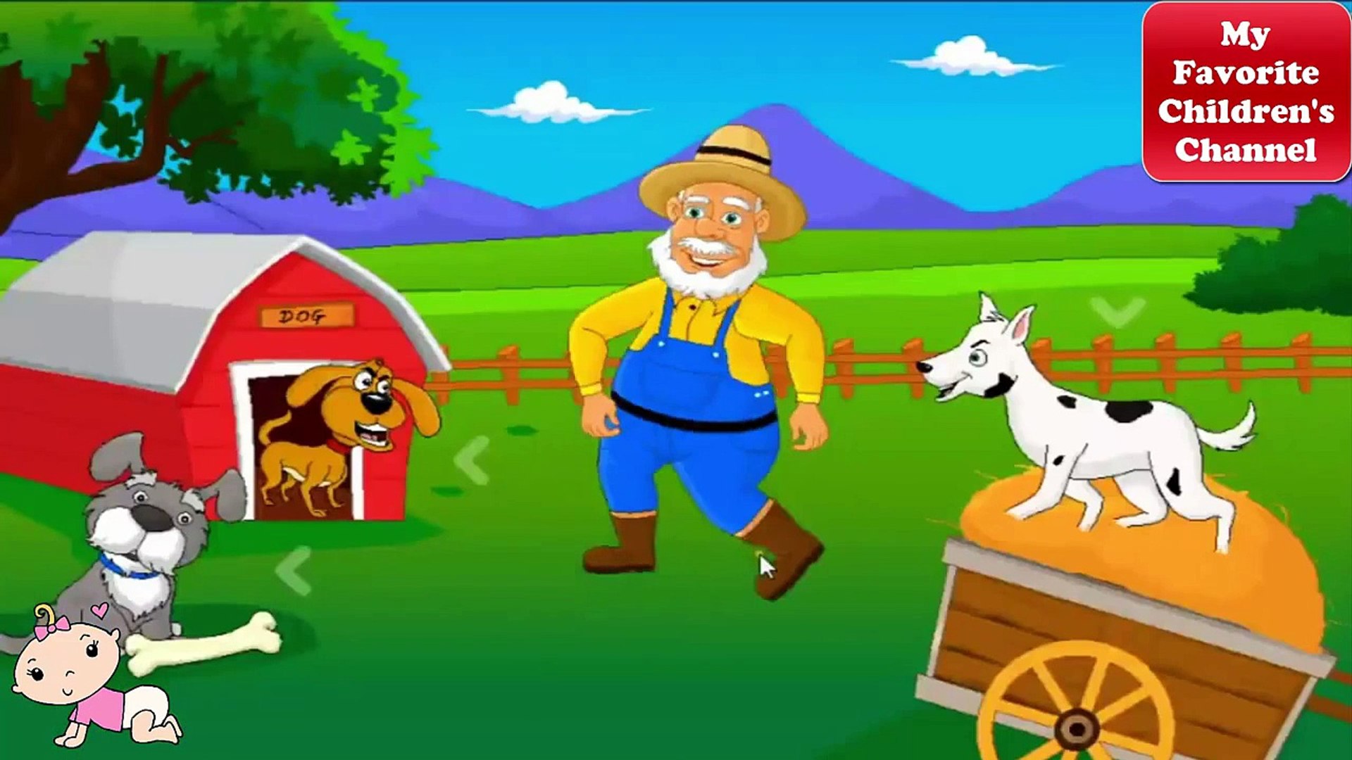 Old Macdonald Had A Farm Nursery Rhymes Kids Songs Baby