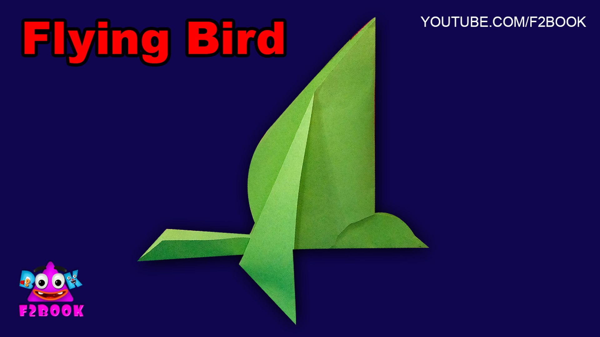 Origami Flying Bird Instructions