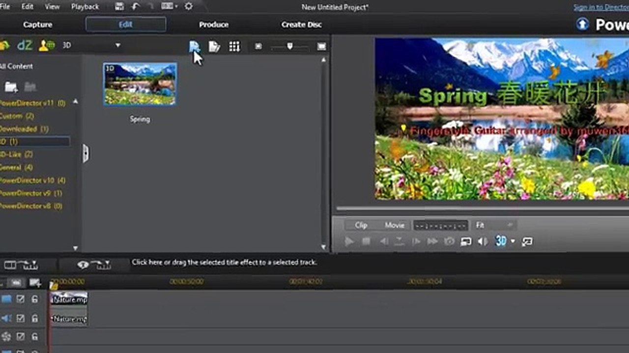 PowerDirector Tutorial - How To Add Text and Text Effects to Videos ...