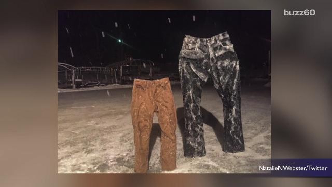 Frozen pants are the coolest trend in Minnesota - video Dailymotion