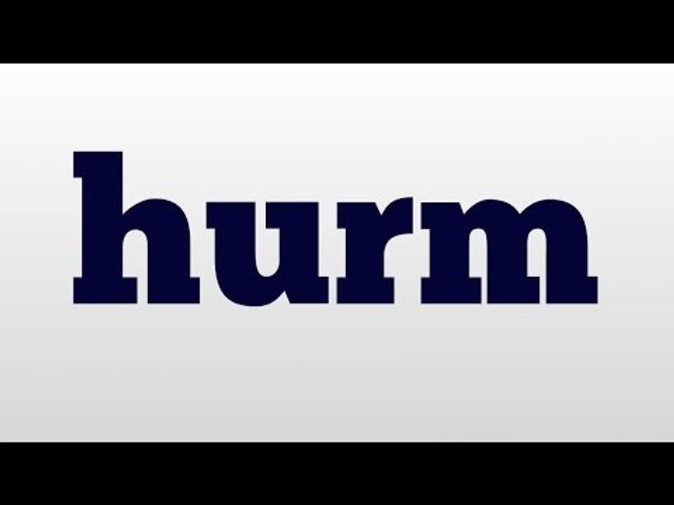 hurm meaning and pronunciation - video Dailymotion
