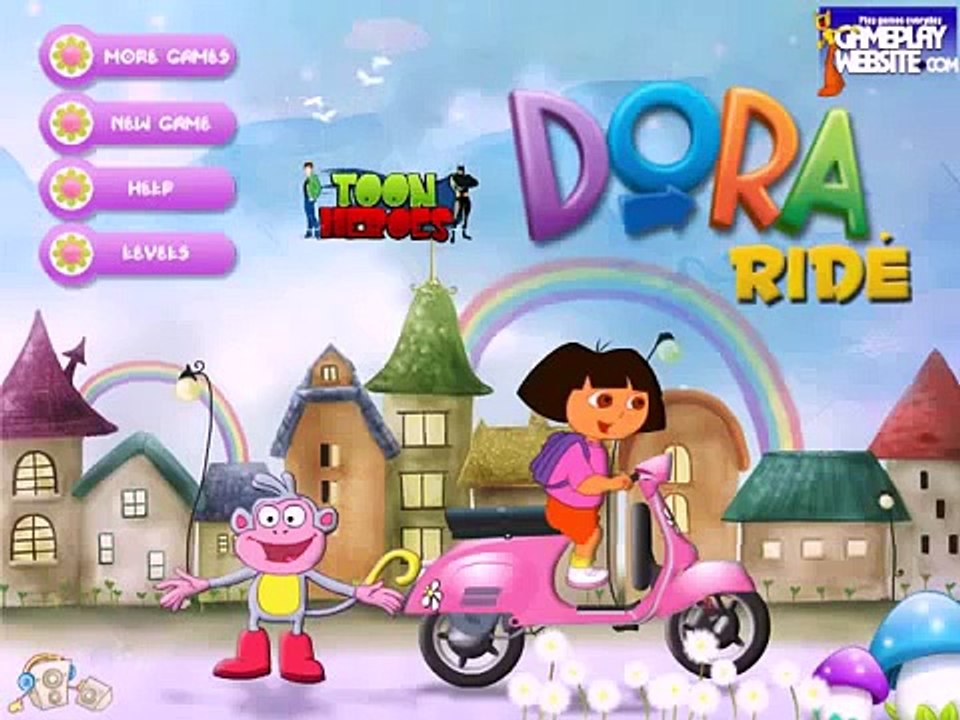 DORA Ride Dora the Explorer Gameplay Full episodes game baby games Dora ...